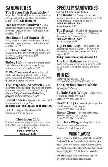 The Haven Lounge | Johnstown Eats